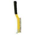 Hyde Wire Scrub Brush With Scraper - Stainless Steel Bristles - 1 Inch ...