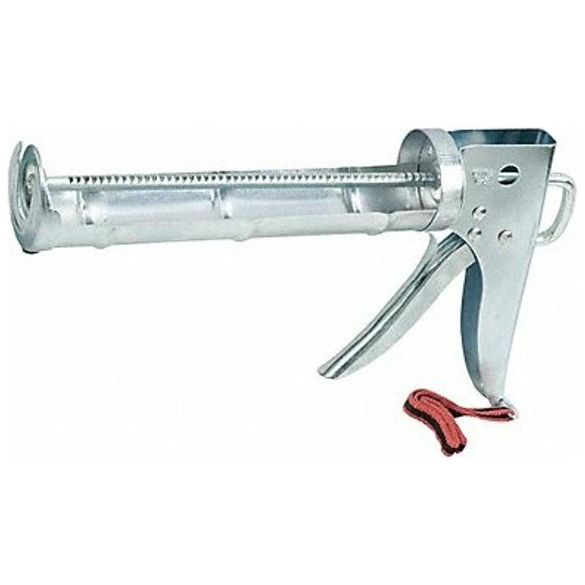 Caulk Gun, 10 oz Container Size, Steel, 6:01, Half Barrel Frame, Silver ...
