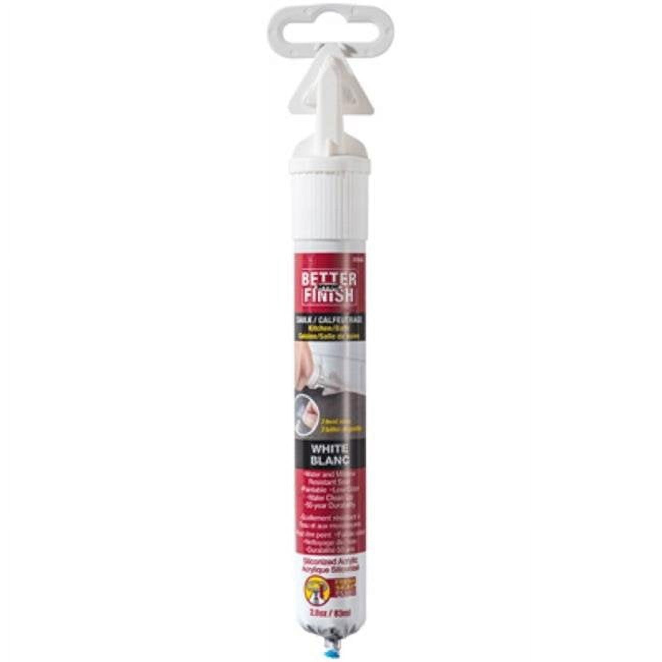 Hyde Tools 264452 2.8 oz Siliconized Acrylic Caulk for Kitchen & Bath ...