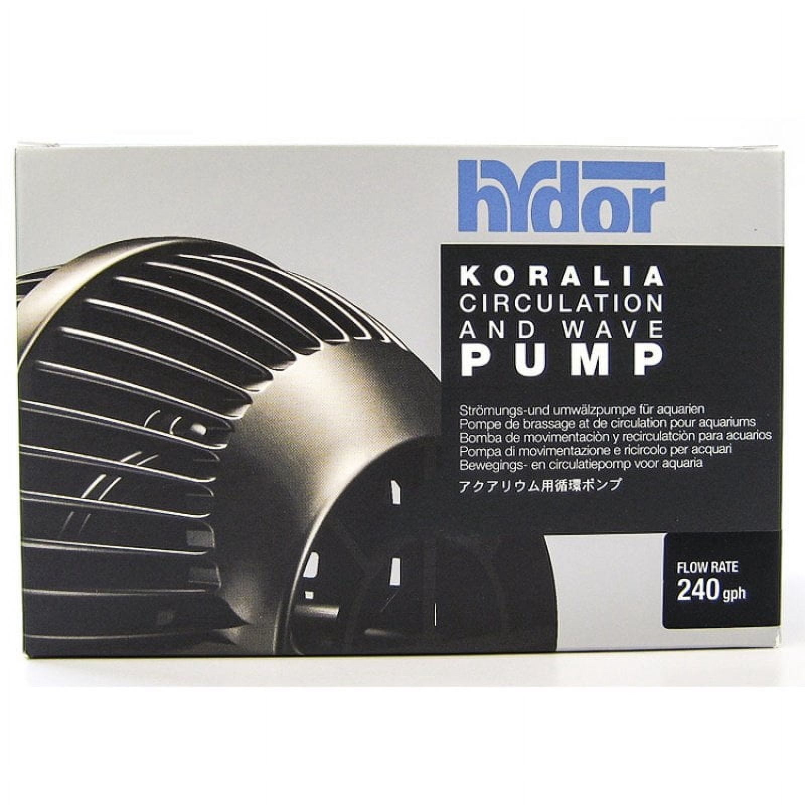 Hydor Koralia Nano 240 Aquarium Circulation Pump 240 Gph (Pack of 1 ...