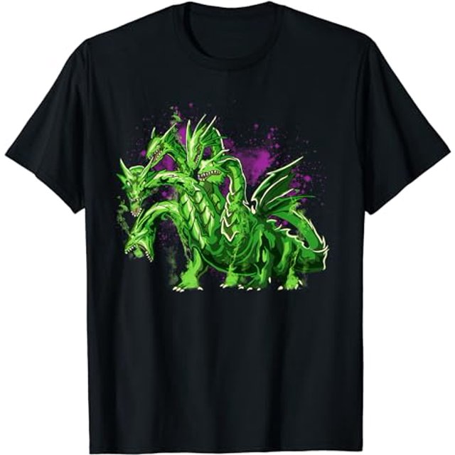 Hydra Dragon Ancient Greek Mythology Five Headed Dragon T-Shirt - Walmart.com