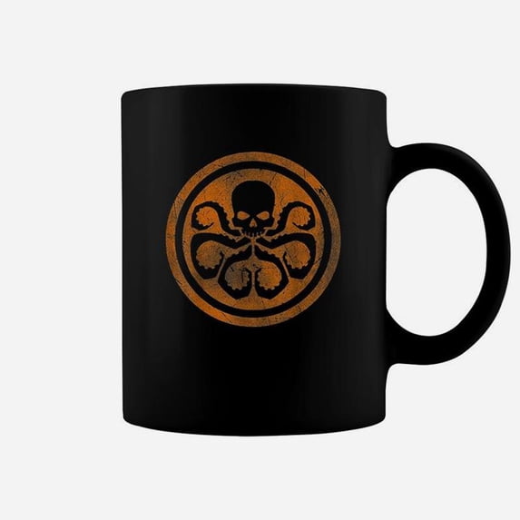 Hydra Skull Octopus Orange Coffee Mug - Walmart.com