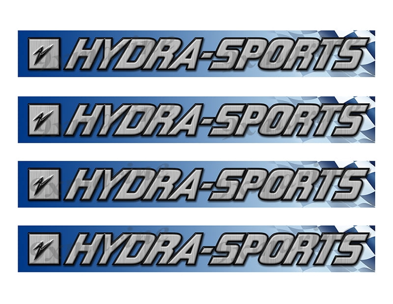 Hydra-Sports Classic Racing 10" long Stickers - Walmart.com
