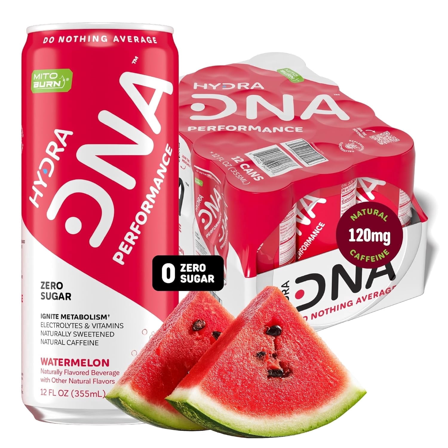 HydraDNA - Watermelon PERFORMANCE Drink, Zero Sugar | for Natural Fuel ...
