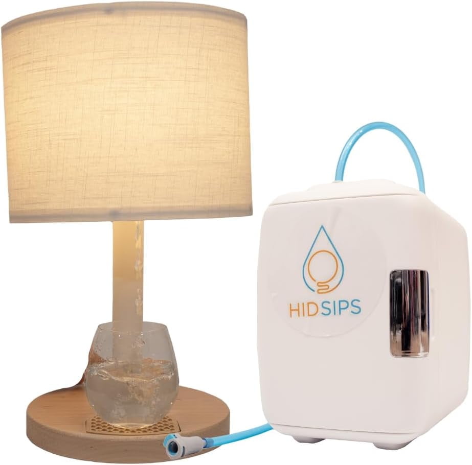 HydraLamp with 4L Mini Fridge, 10 LED Dimming Levels, Removable Spill ...