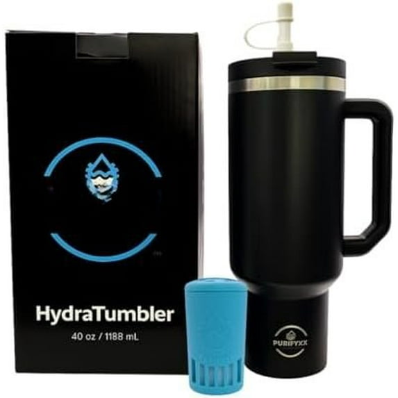 HydraTumbler | Stainless Filtered Tumbler, 40 oz | , Removes Lead ...
