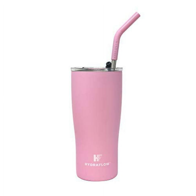 Hydraflow Capri 30oz Stay Cold Drink Tumbler with Straw, Vacuum ...