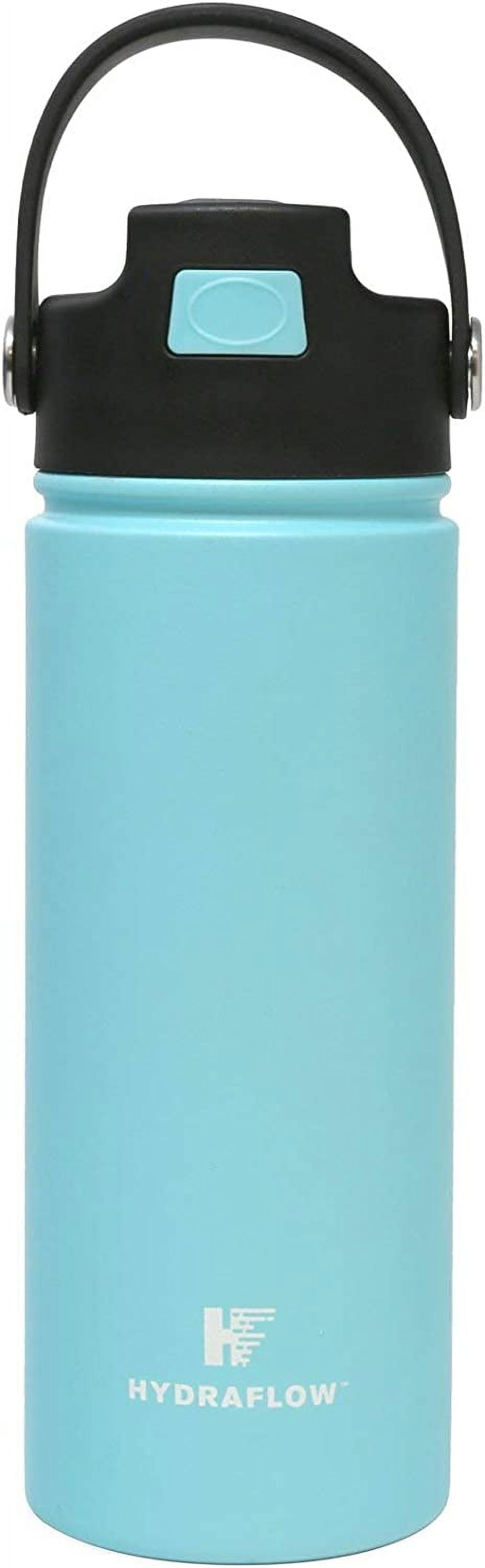 Hydraflow Hybrid 17 oz Powder Aqua Stainless Steel Water Bottle with ...