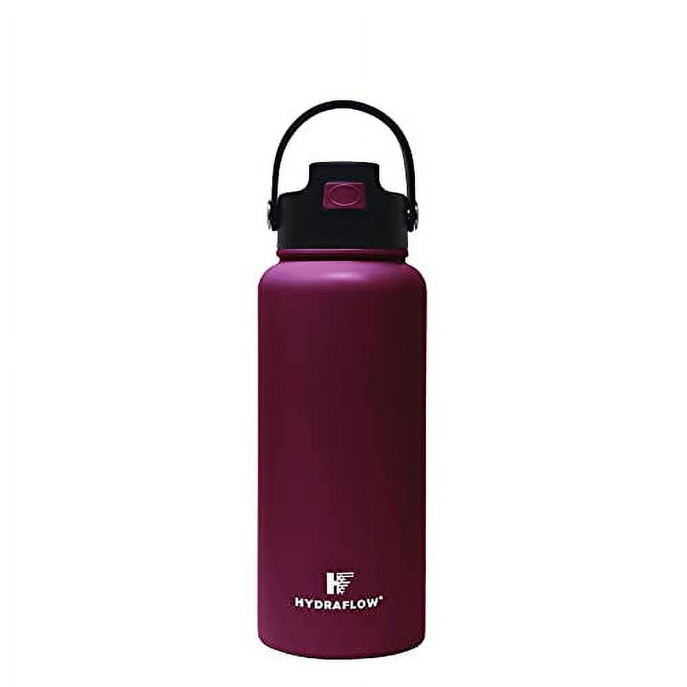Hydraflow Hybrid - Triple Wall Vacuum Insulated Bottle with Flip Straw ...