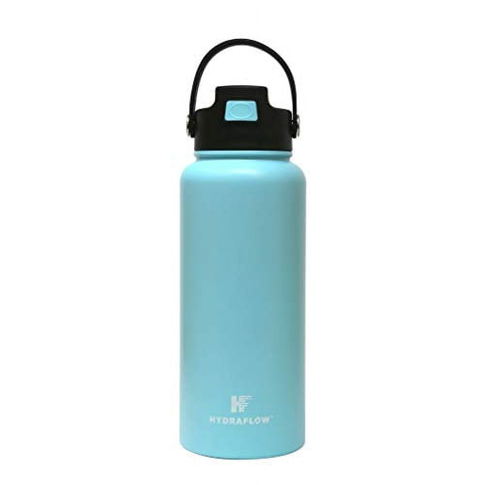 Hydraflow Hybrid 34oz Insulated Water Bottle, Stainless Steel, BPA-Free ...