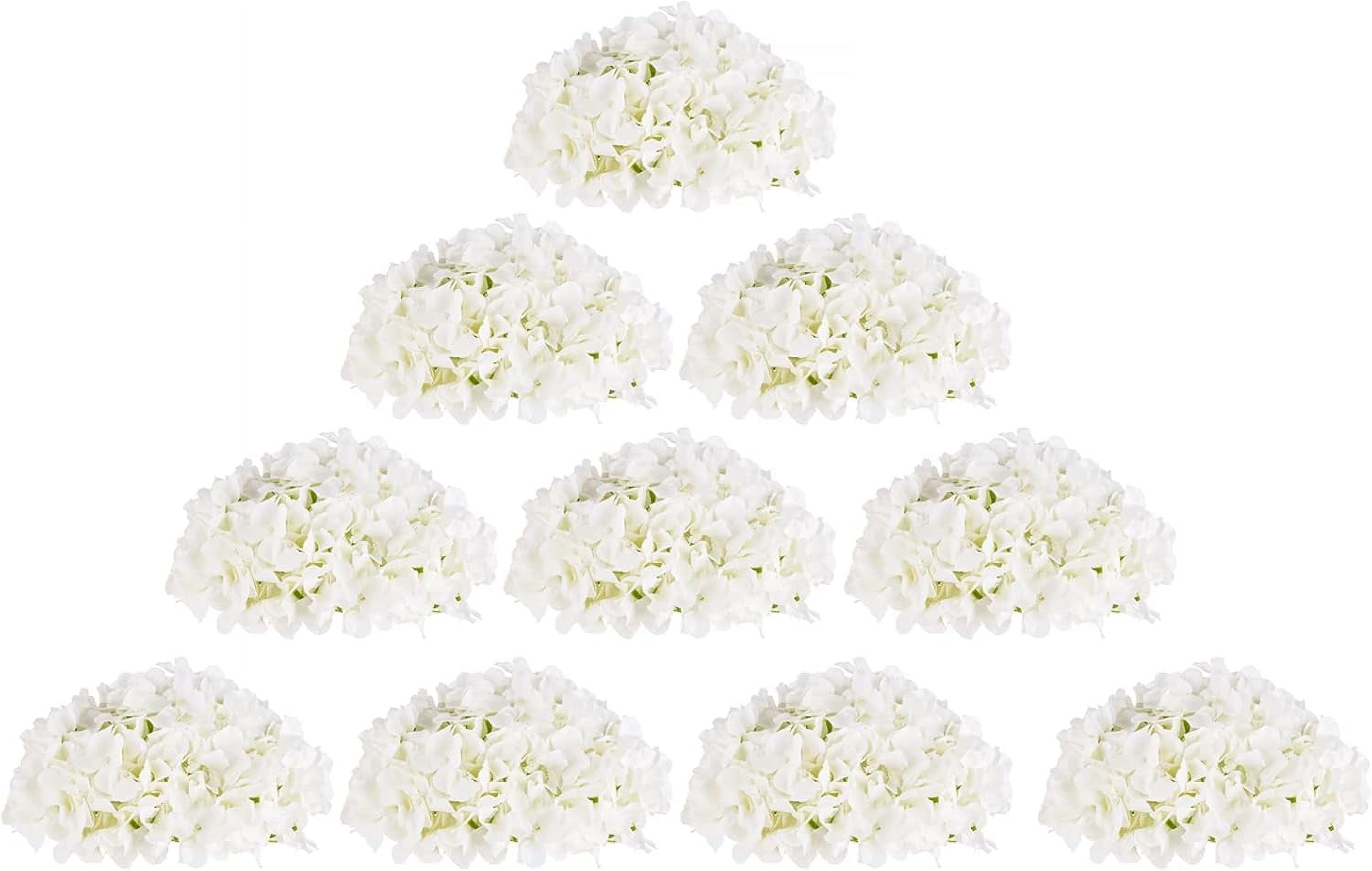Hydrangea Artificial Flowers Ball Centerpieces 10 Pcs Fake Flowers ...