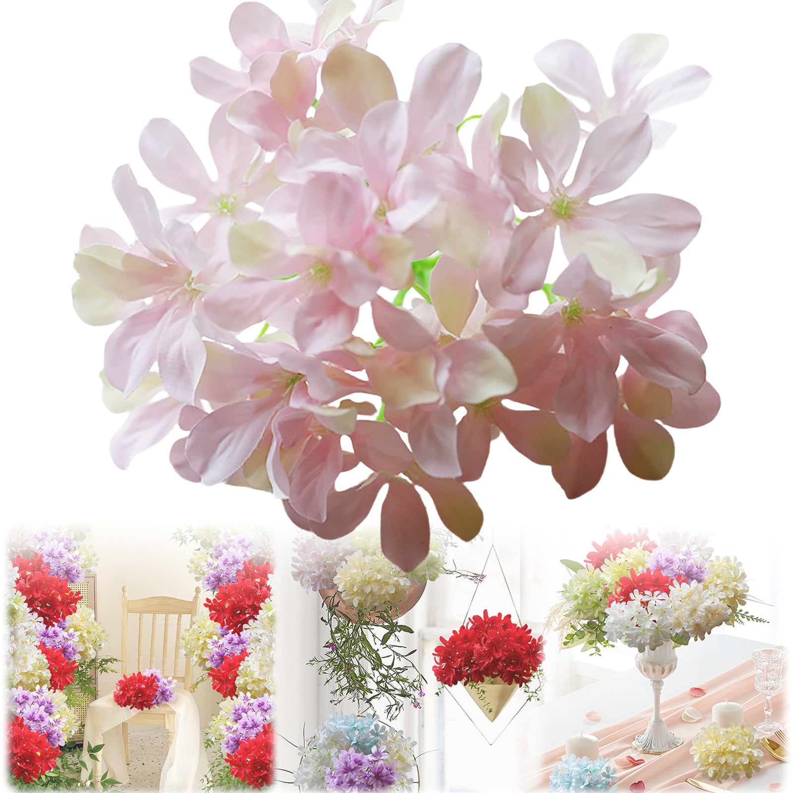 Hydrangea Artificial Flowers,Fake Flowers,Artificial Flowers False ...