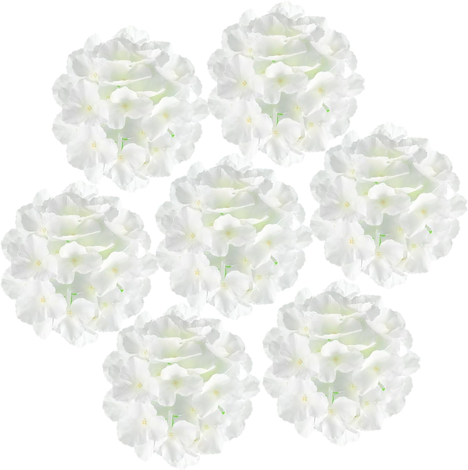 Hydrangea Bulk Artificial White Flowers for Wedding Flower Arrangement ...