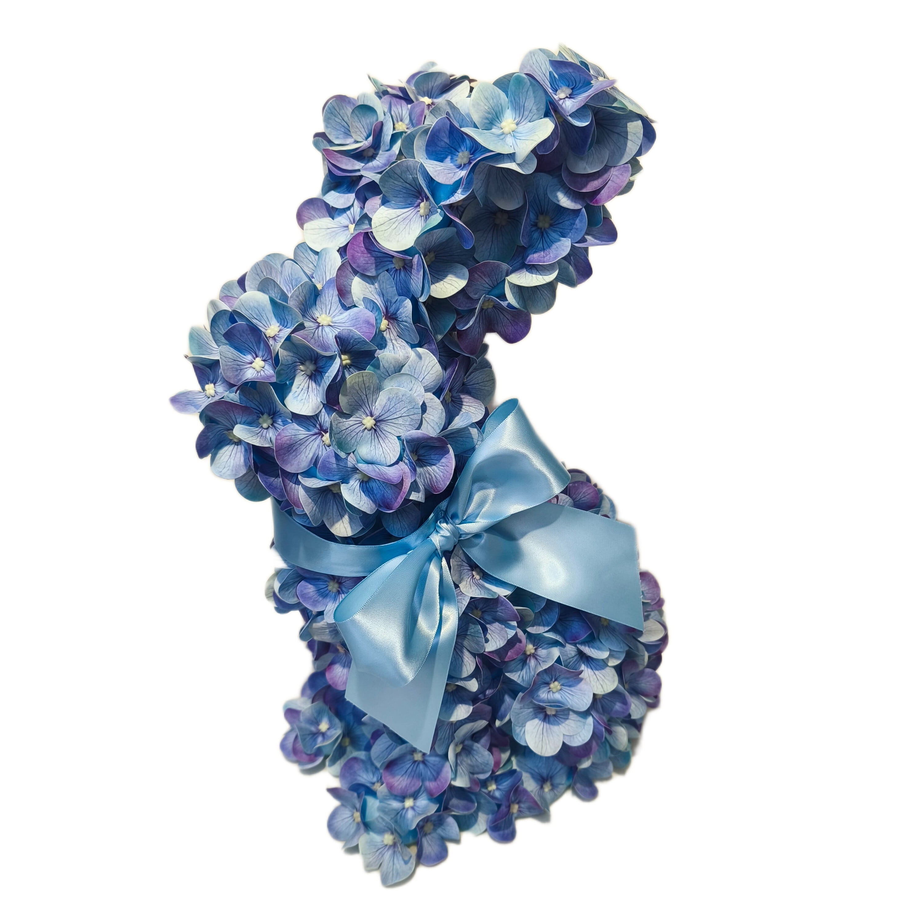 Hydrangea Bunny Tabletop Decoration, Blue, 16", Easter by FlareFable ...