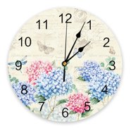Wuzstar 25" Large Silent Wall Clocks Balloon Bouquet Design Clock for ...
