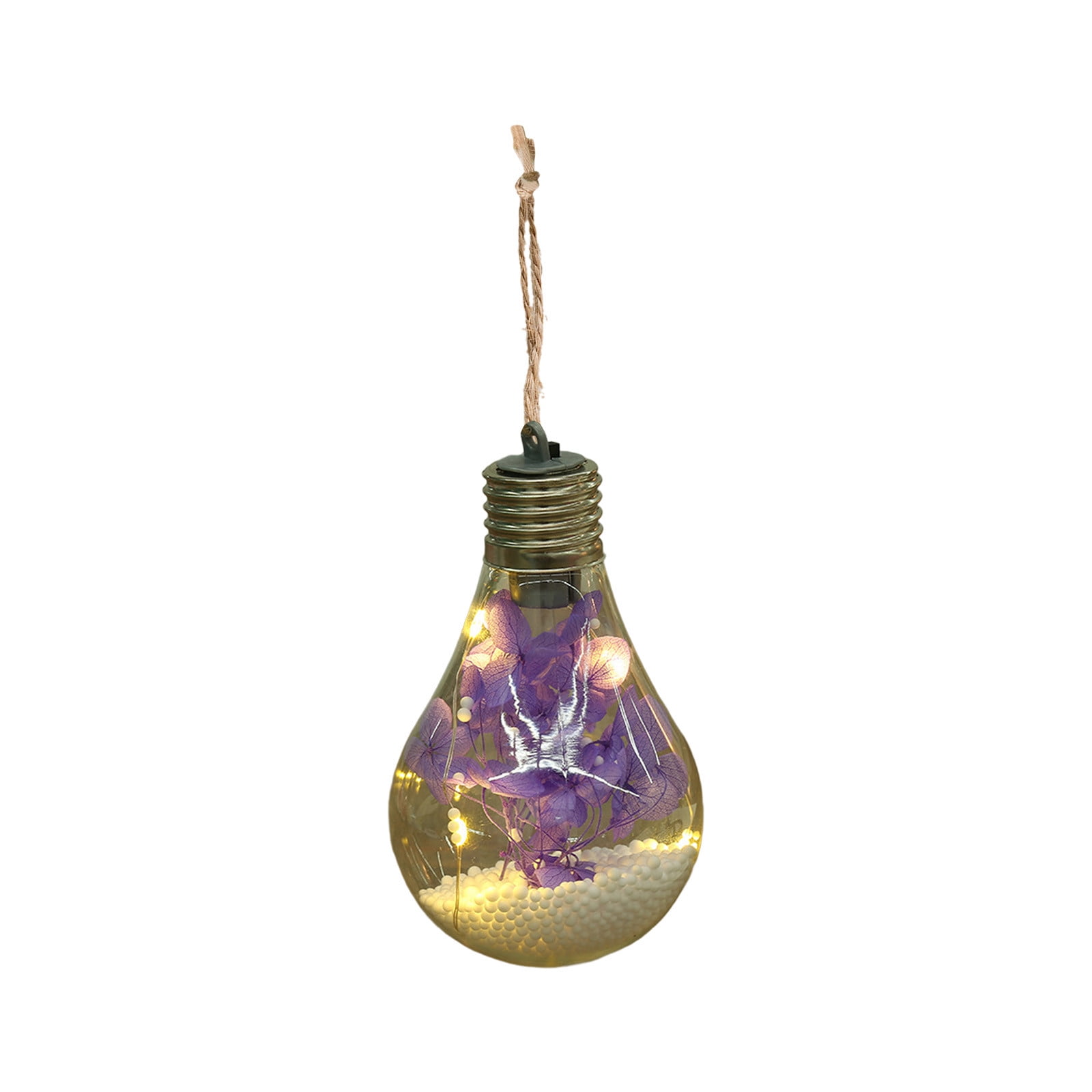 Hydrangea Glass Ball Chandelier Decoration with Glow Lighting Energy ...