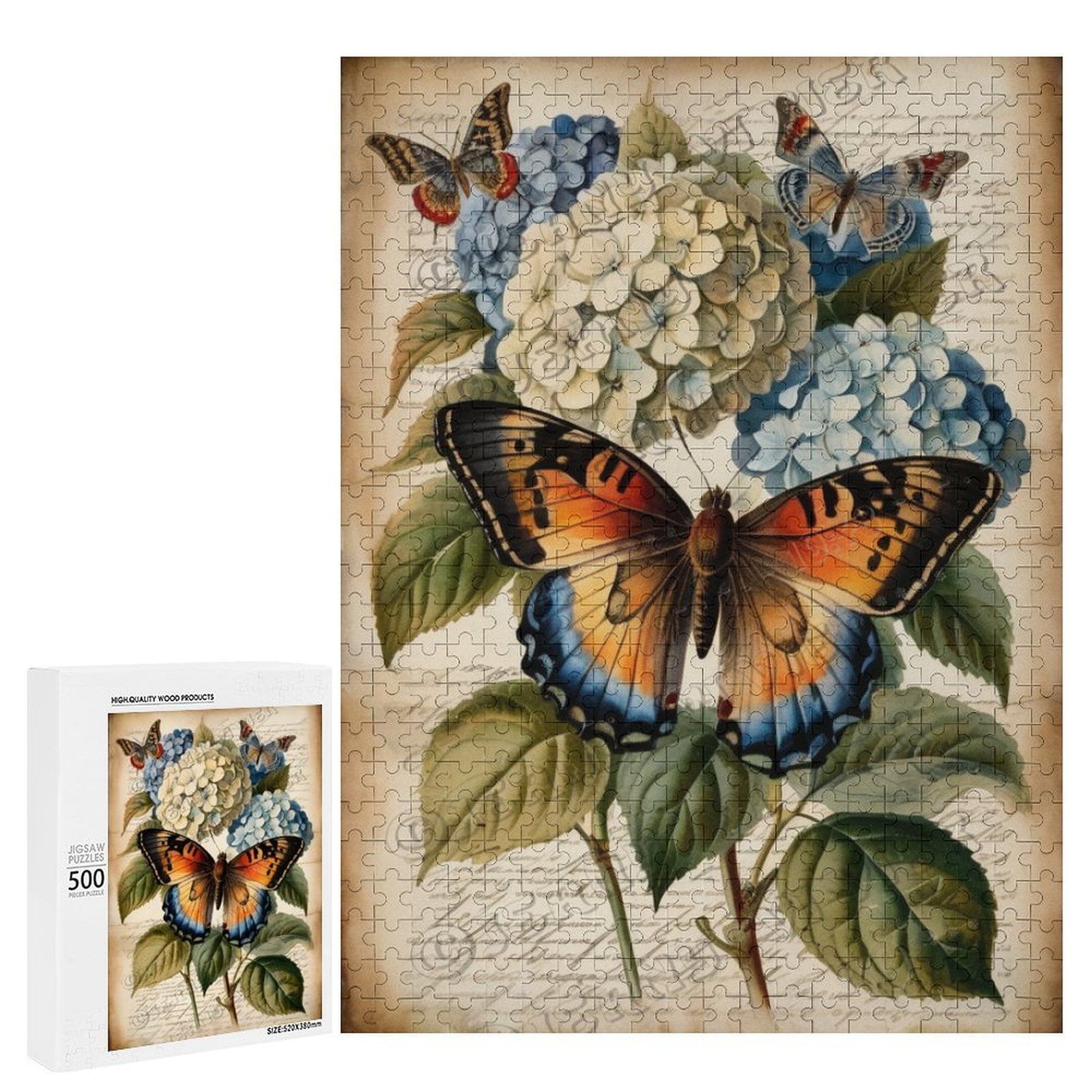 Hydrangea Home Wall Signs for Bedroom Living Room Rustic Wooden ...