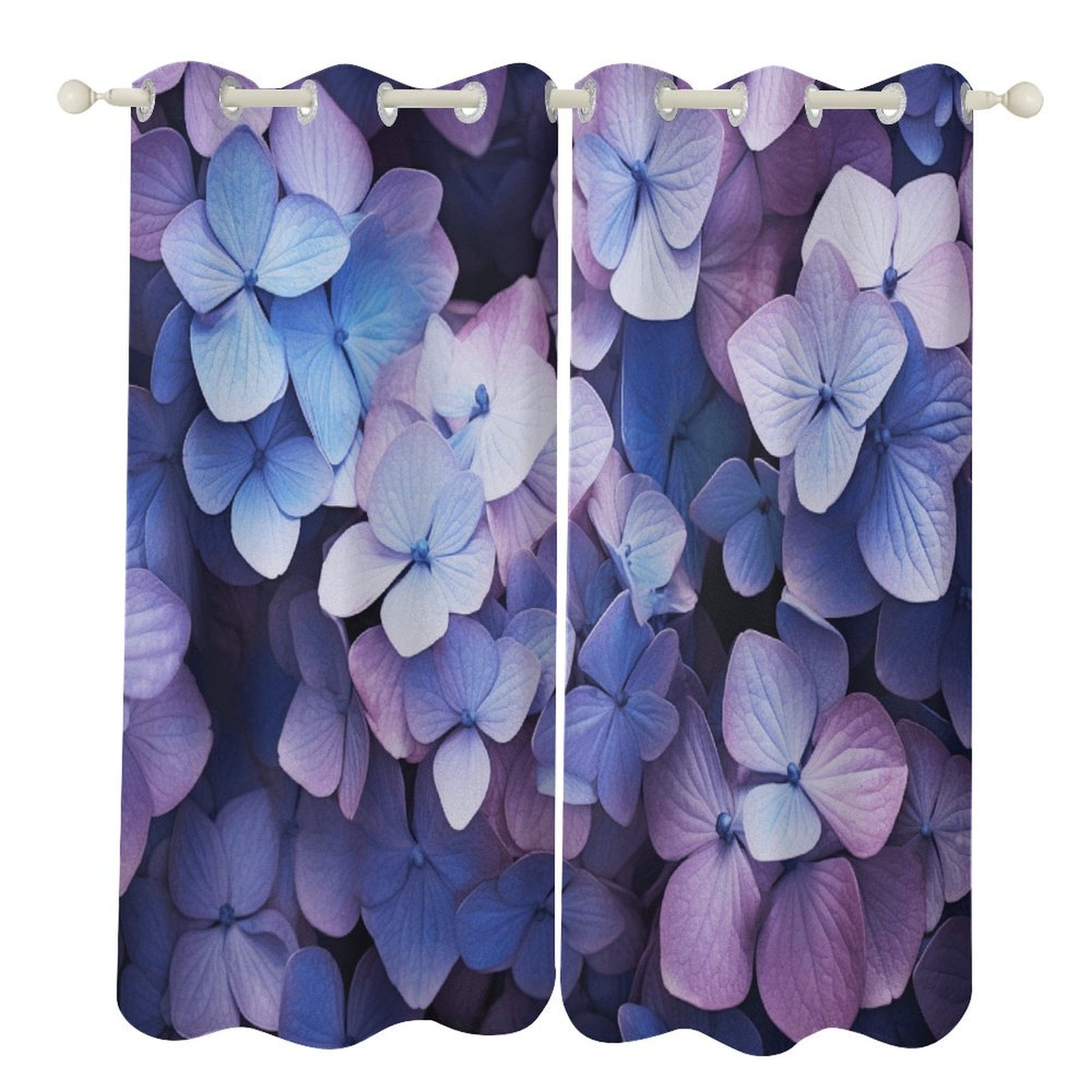 Hydrangea Macrophylla (18) Luxury Window Curtains Blinds for Living ...