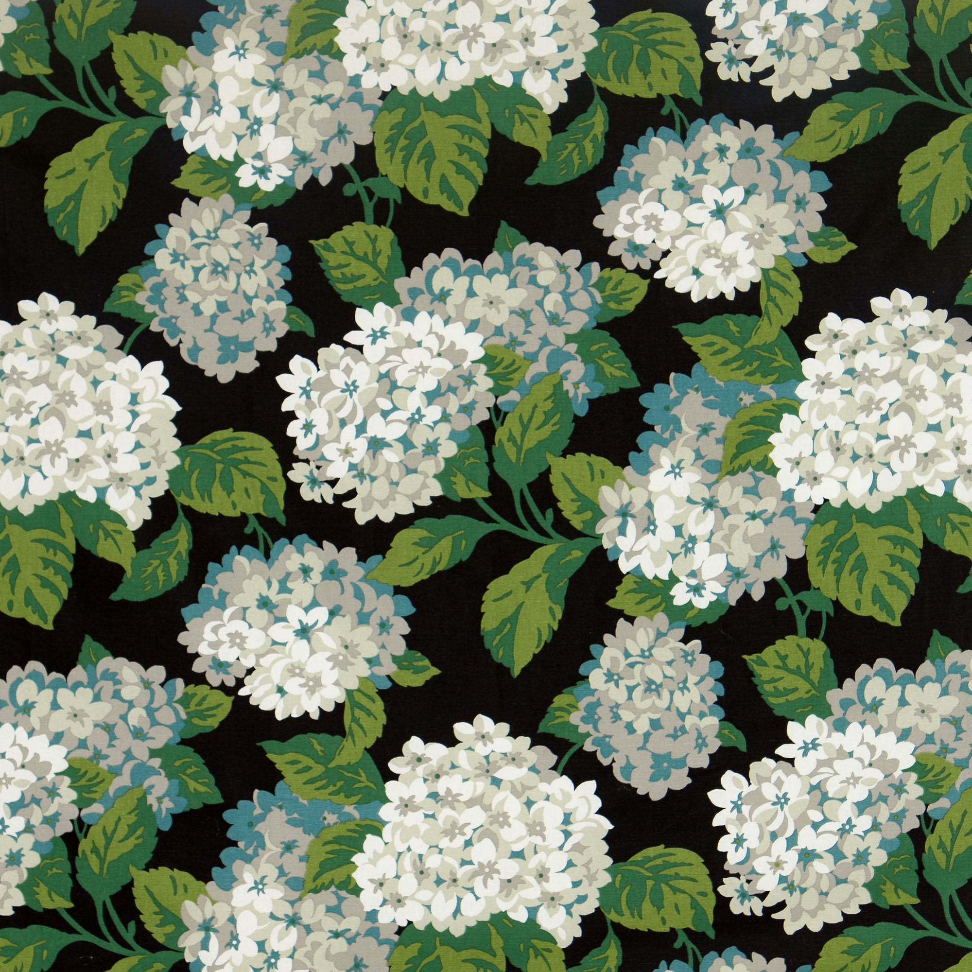 Hydrangea Onyx Fabric By the Yard - Main Print - Walmart.com
