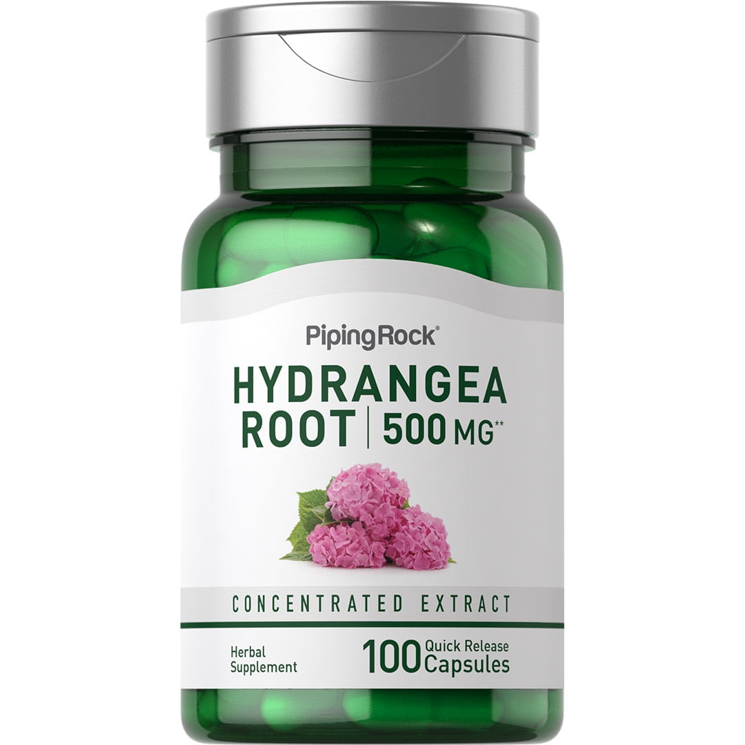 Piping Rock Hydrangea Root Supplement | 500mg | 100 Quick-Release ...