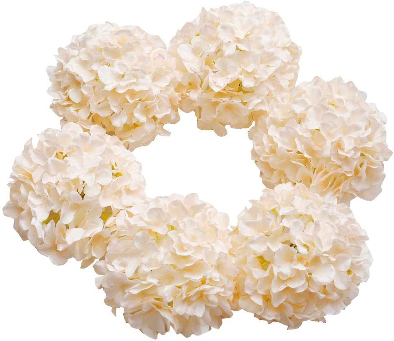 Hydrangea Silk Flowers Large Artificial Flowers with Stem Fake ...