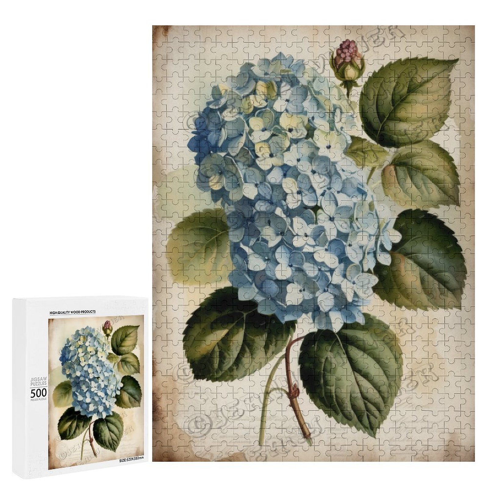 Hydrangea Wooden Wall Decor Rustic Farmhouse Wood Sign Flower Wall ...