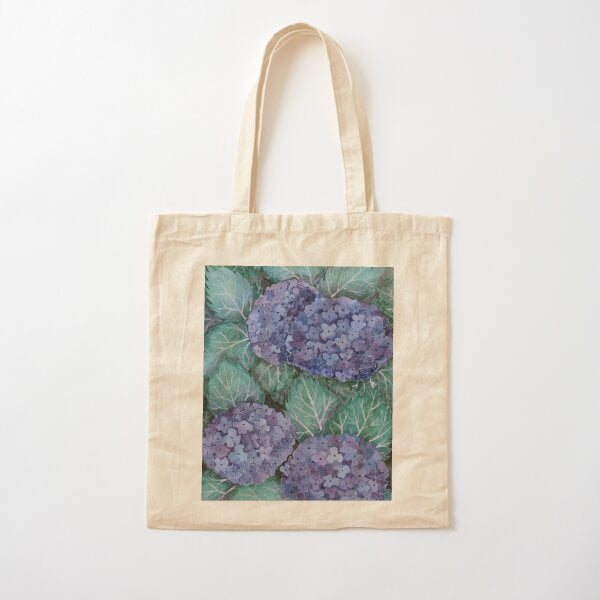 Hydrangeas, Watercolour, Dark Floral, Hand Painted, Cold Tones, Moody ...