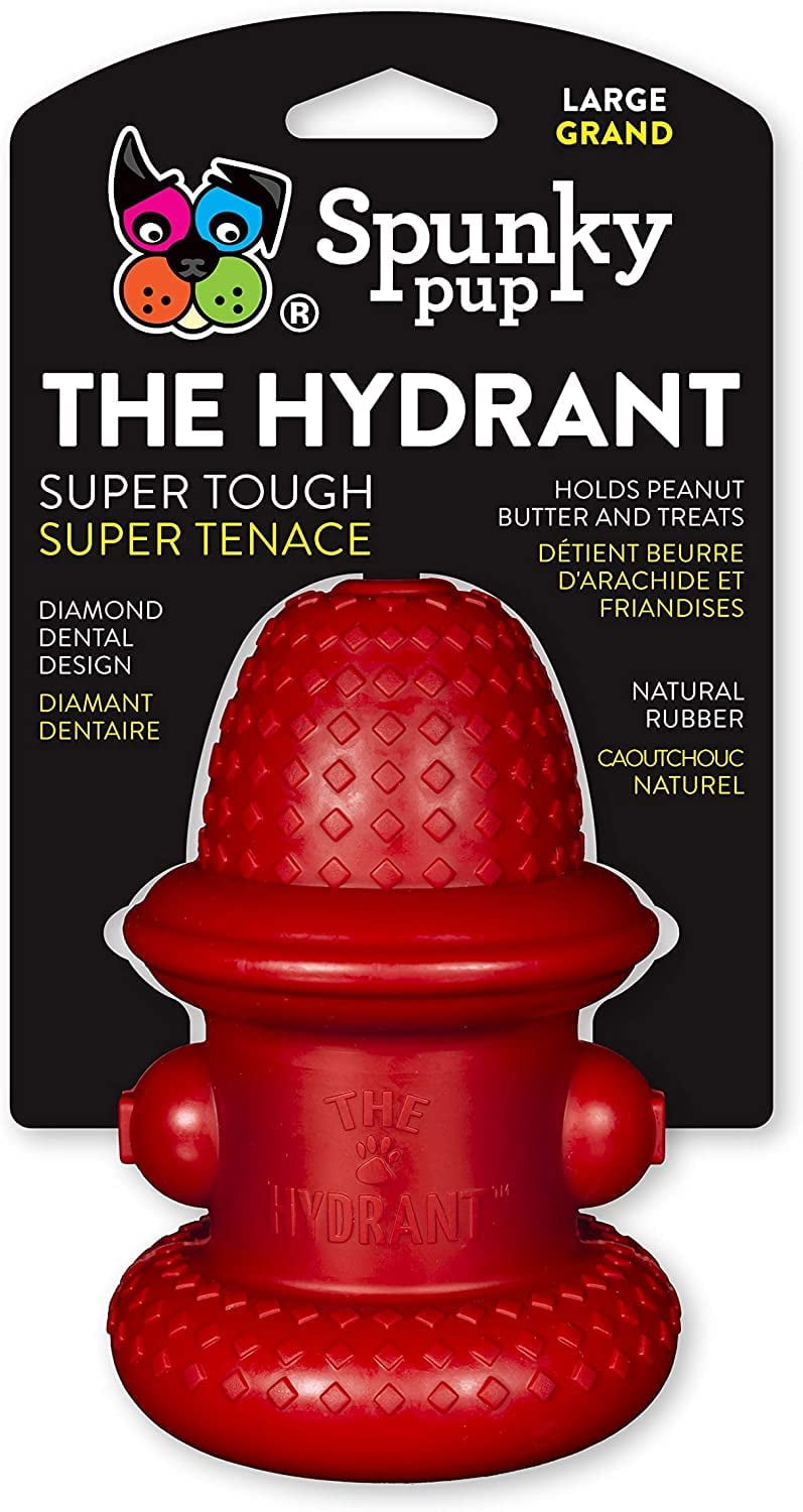 Hydrant Dog Toy Fill With Treats Or Kibble | Rugged Double Wall ...