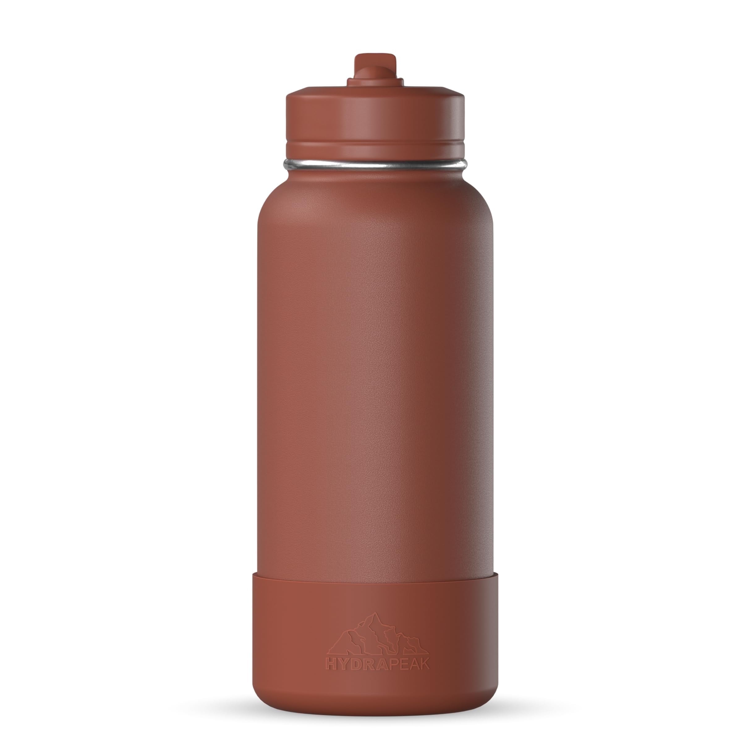 Hydrapeak 32oz Sport Insulated Water Bottle with Straw or Chug Lid ...