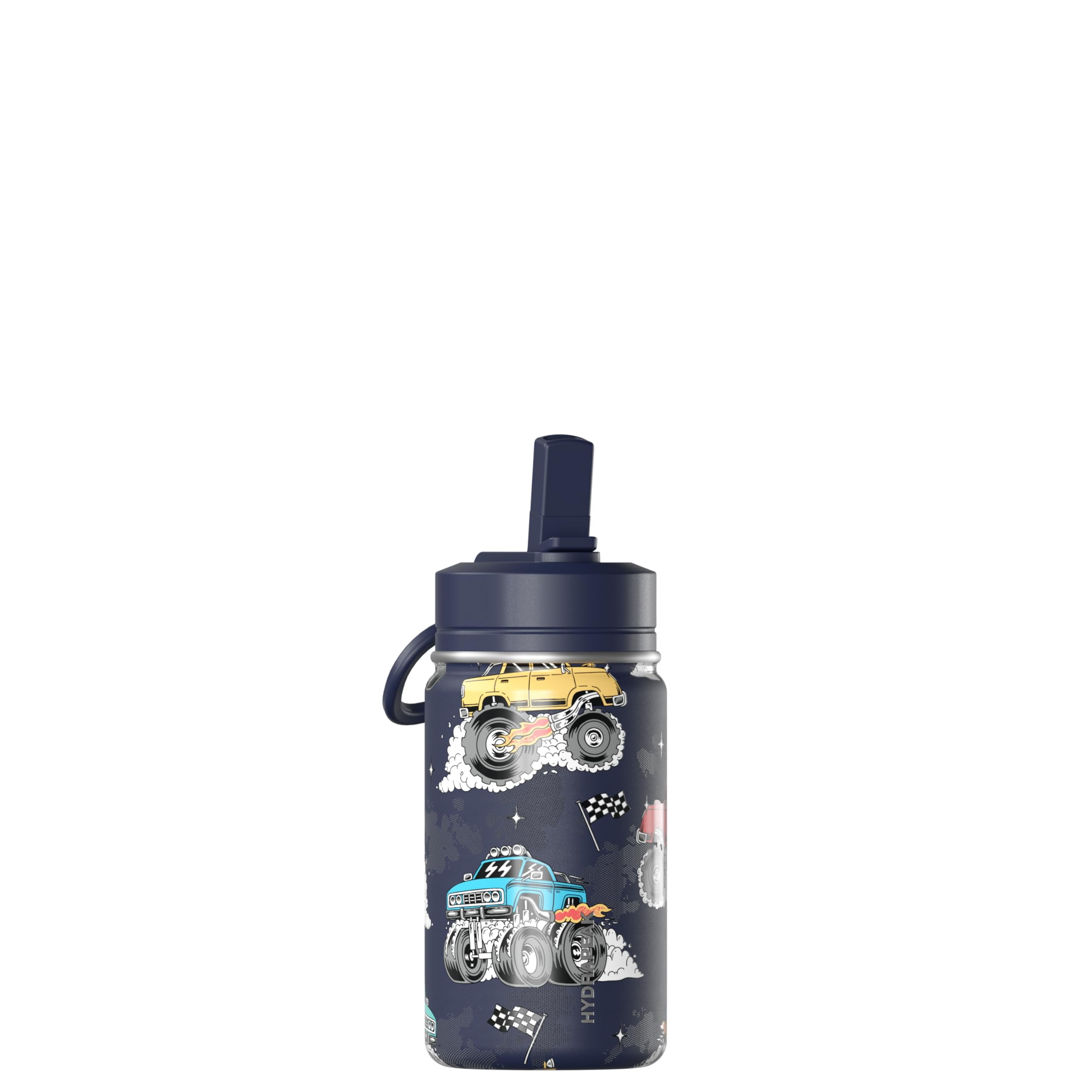 Hydrapeak Mini 14oz Fun Sticker Print Water Bottle with Straw Lid ...