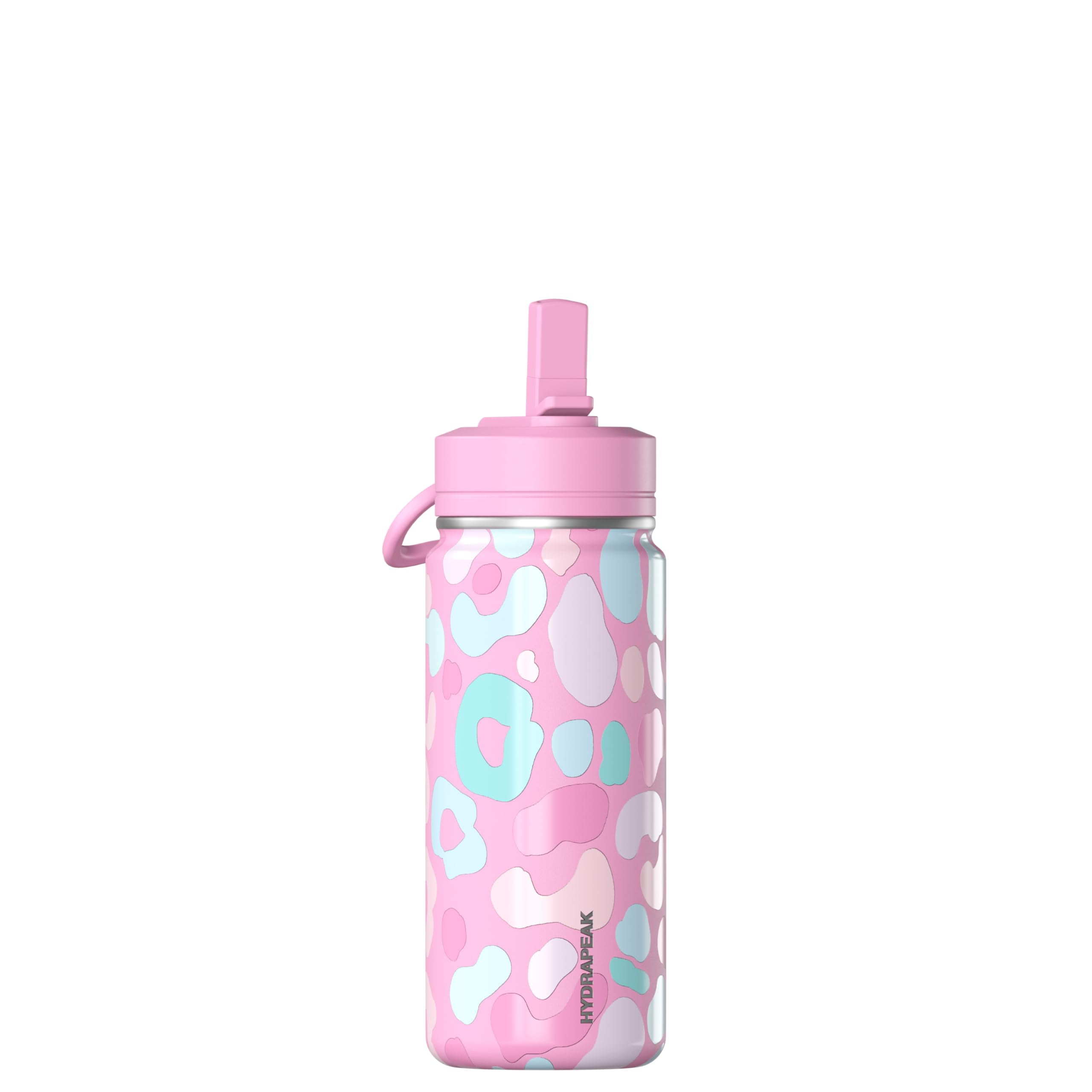 Hydrapeak Mini 20oz Fun Sticker Print Water Bottle with Straw Lid ...