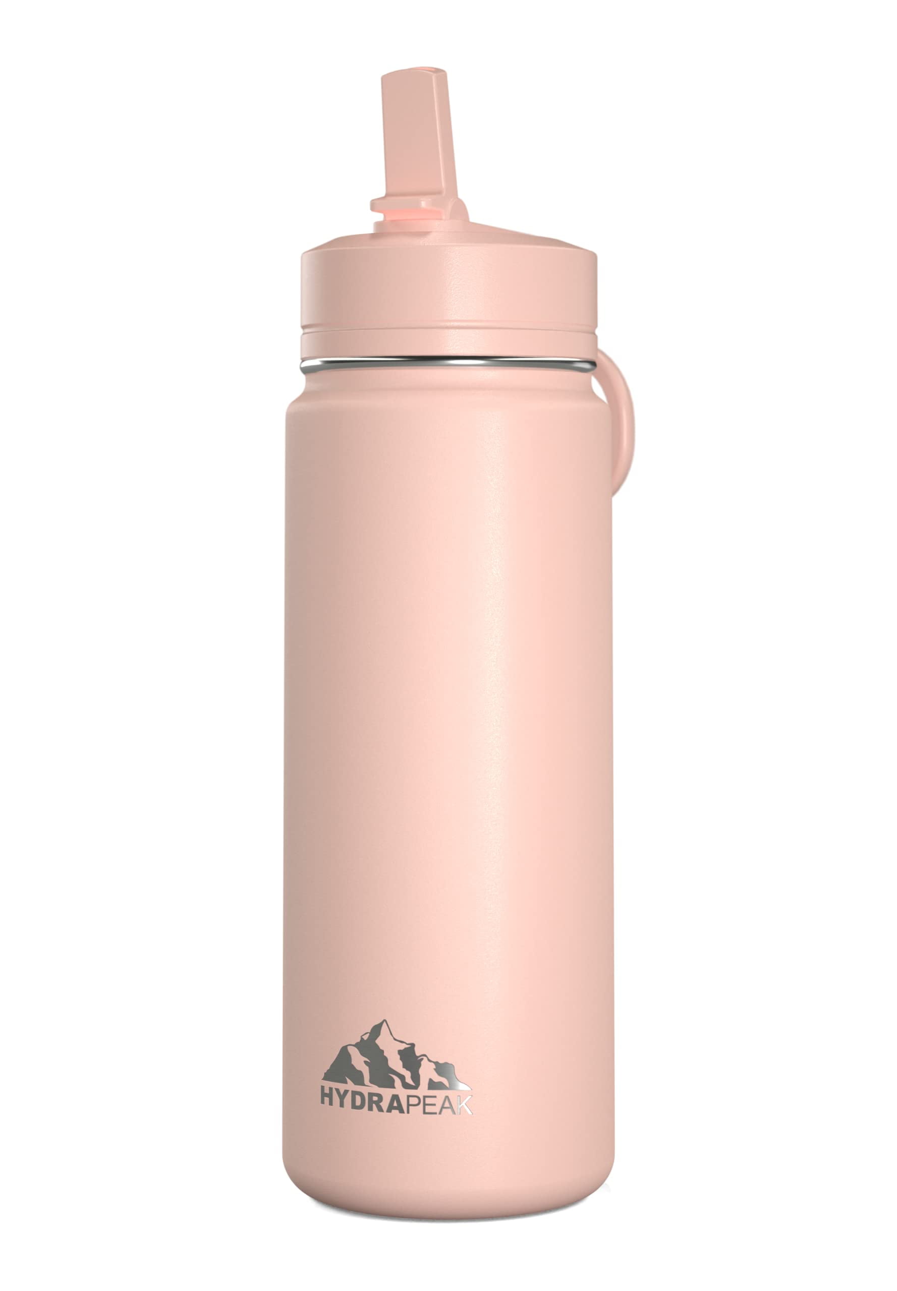 Hydrapeak Mini 20oz Kids Water Bottle with Straw Lid, Stainless Steel ...