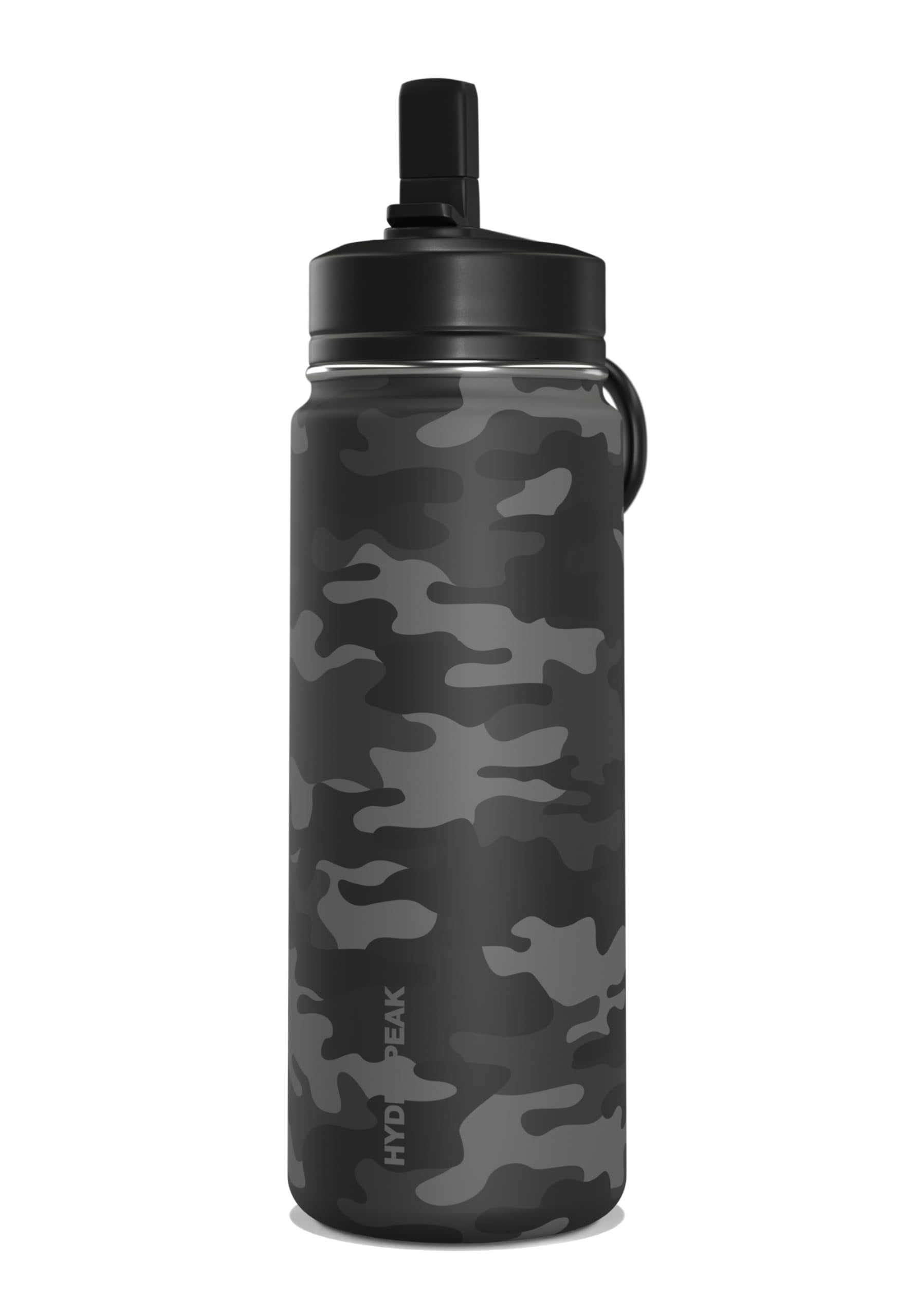 Hydrapeak Mini 20oz Water Bottle with Straw Lid, Stainless Steel Double ...
