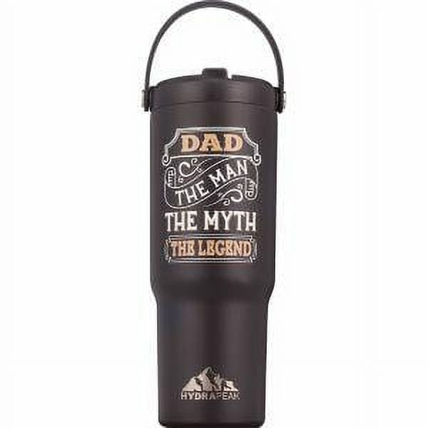 Hydrapeak "The Man The Myth The Legend" Nomad Tumbler, Black, 32oz ...