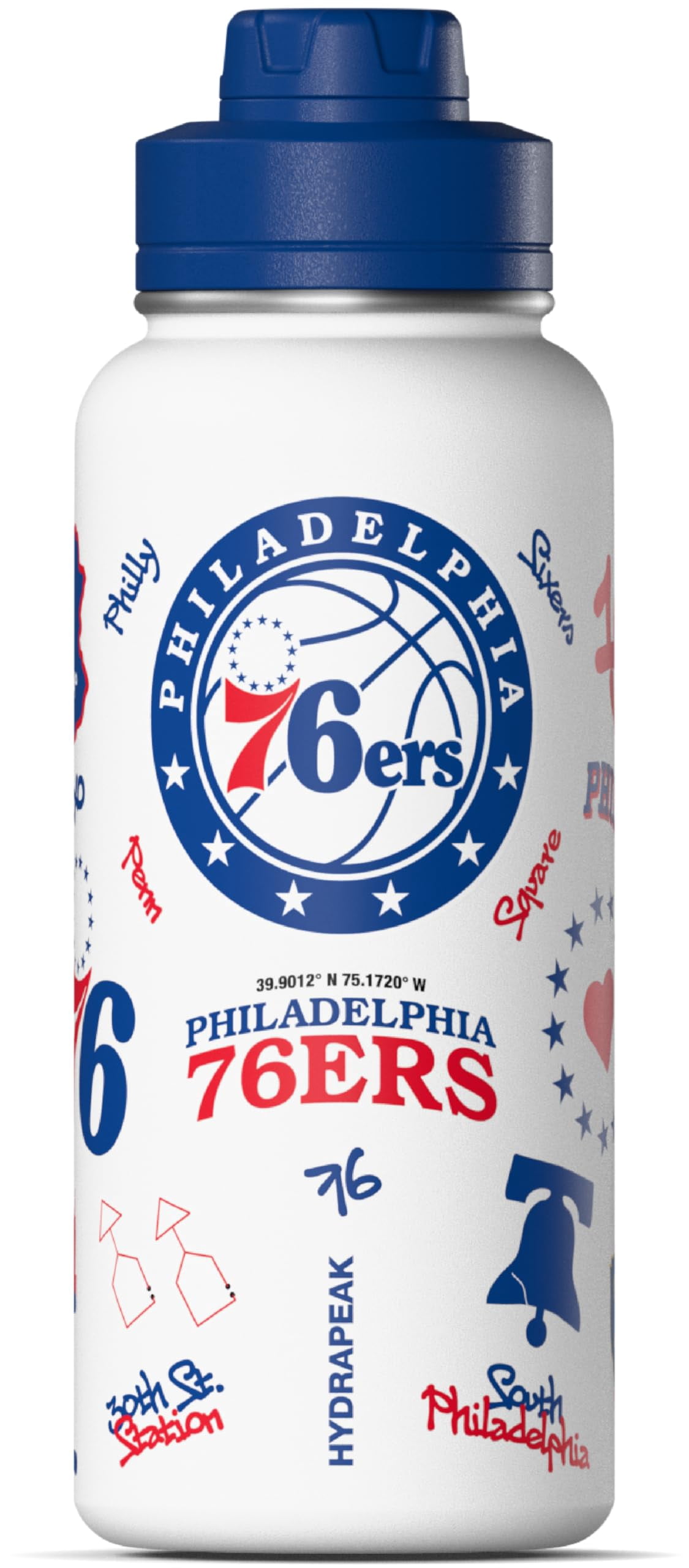 Hydrapeak x NBA Officially Licensed Philadelphia 76ers 32oz Active ...