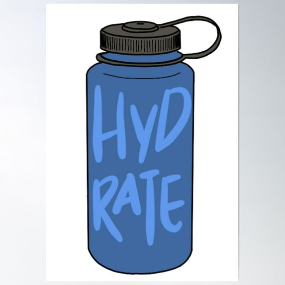Hydrate Poster Wall Art, Modern Wall Decor For Living Room Bedroom ...