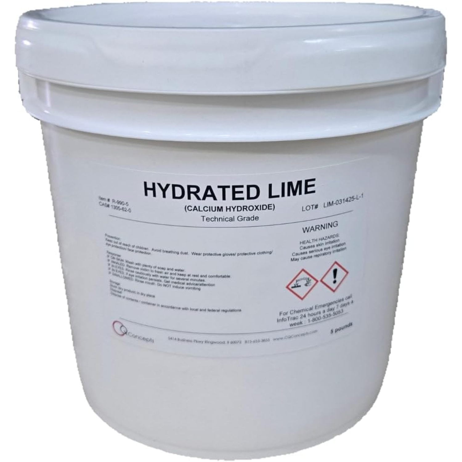 Hydrated Lime (Technical Grade) (5 pounds) - Walmart.com