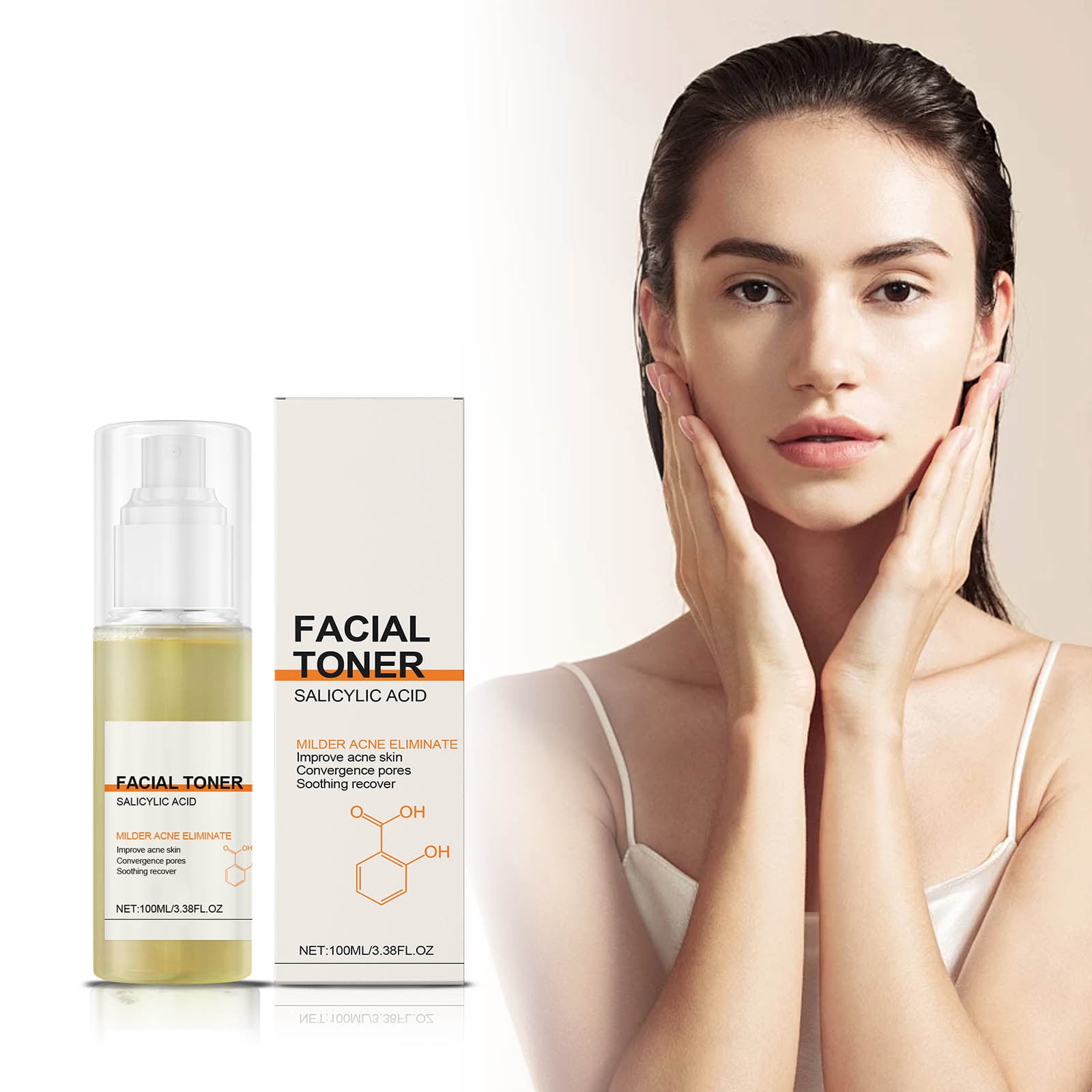 Hydrating 100ML Salicylic Toner For Oily Skin Salicylic Spray Toner ...