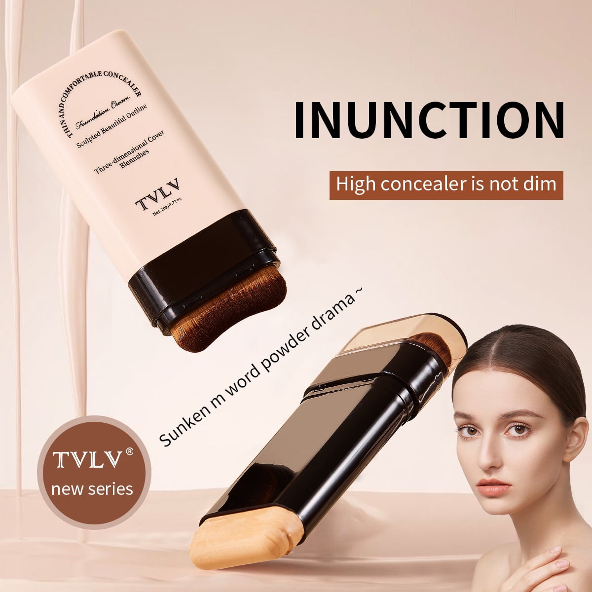 Hydrating Concealer Eraser Foundation Stick Brightening Waterproof Long ...
