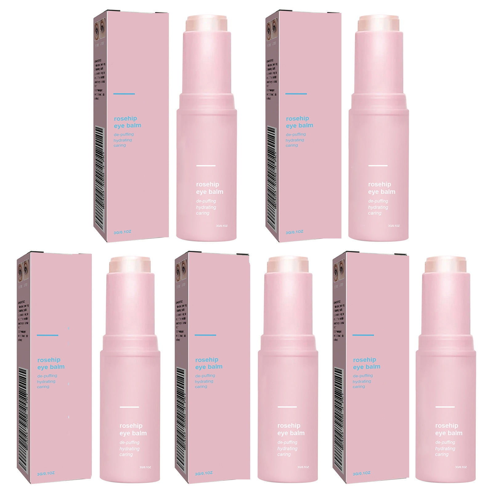 Hydrating Eye Balm Stick, Rosehip Eye Cream for Dark Circles, Puffiness ...