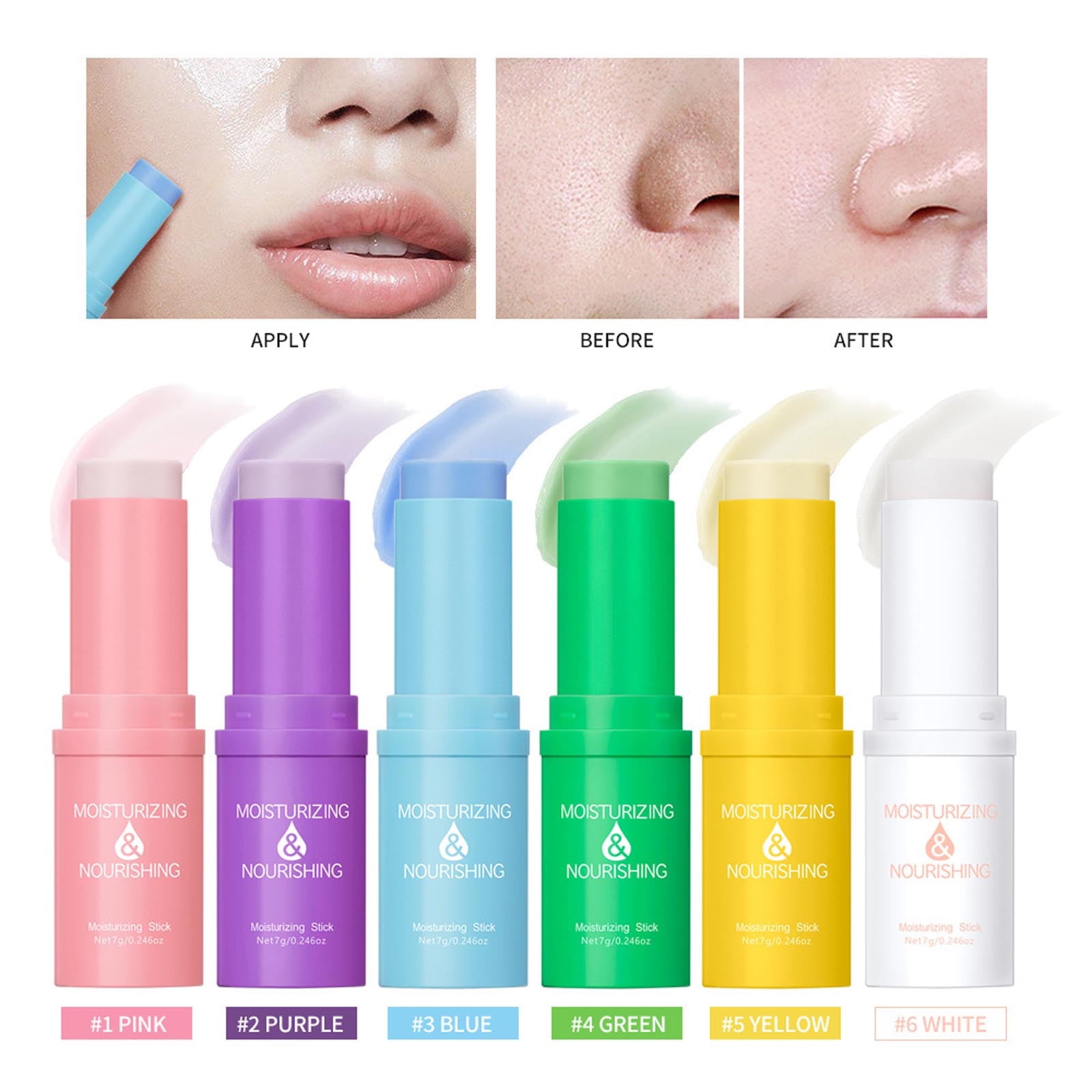 Hydrating Face Balm, Multi-Purpose Jelly Stick, Non-Greasy, For Daily ...