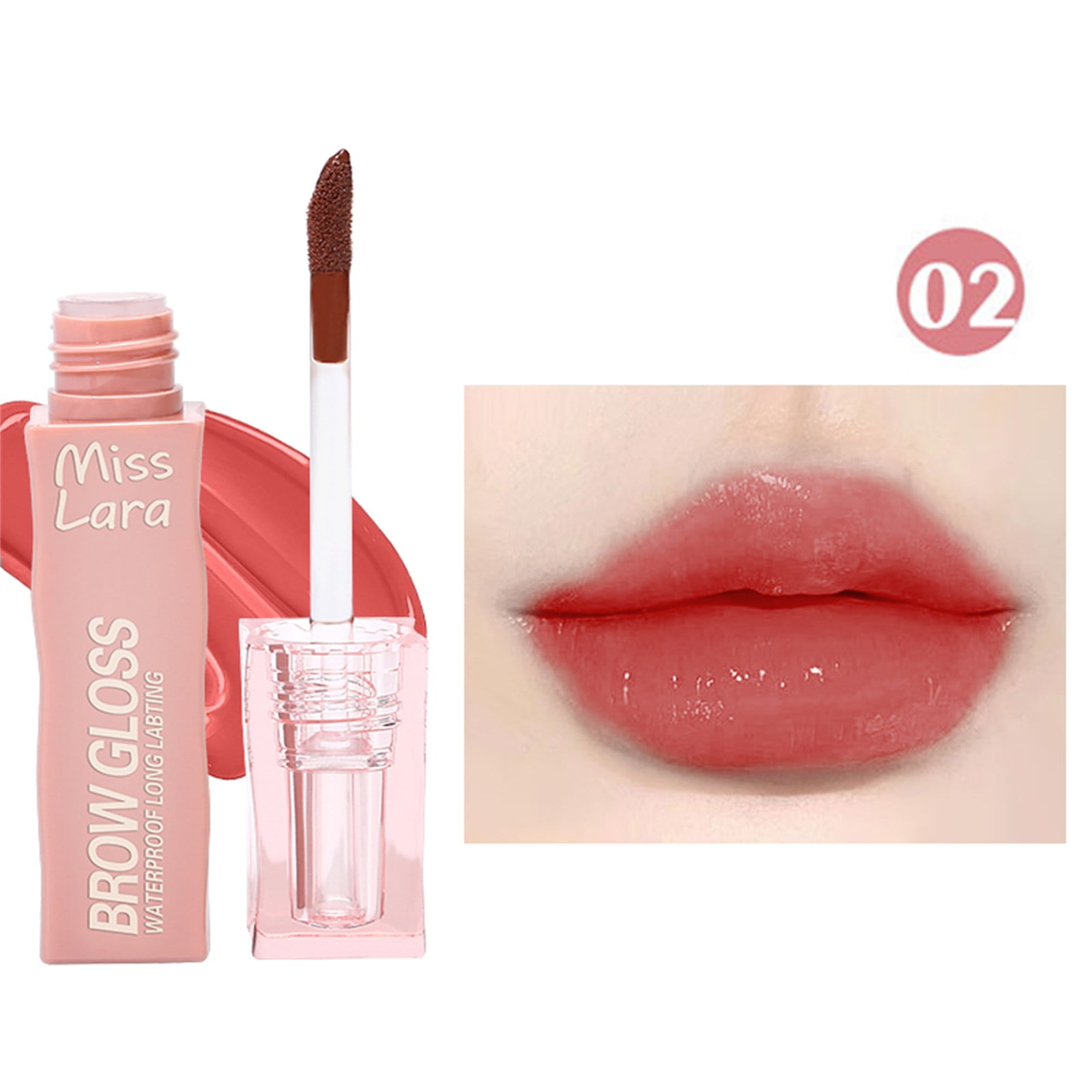Hydrating Lip Glaze Clear Gloss | Moisturizing Berry Tint | Lightweight ...