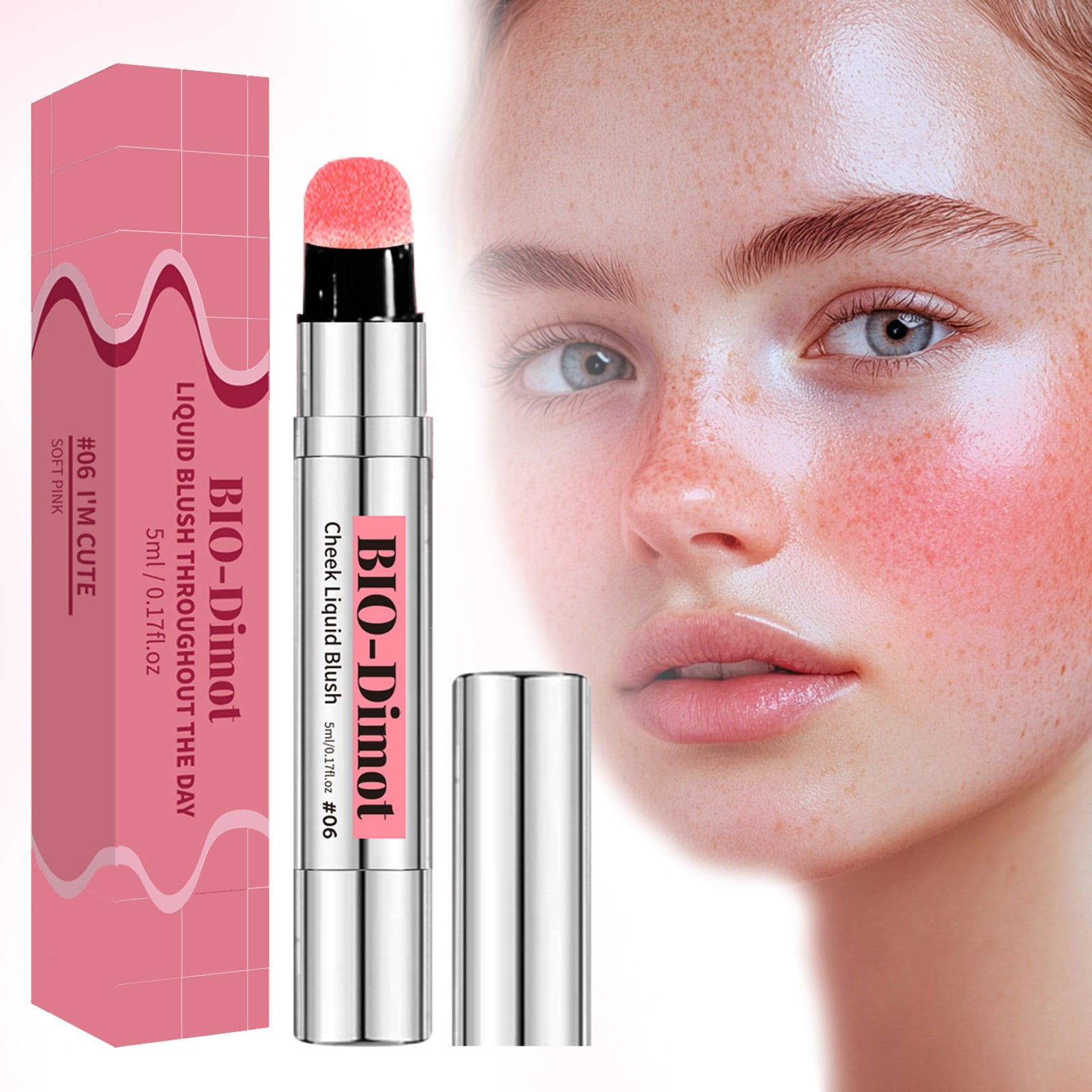 Hydrating Liquid Blush Du Liquid Blush Stick – Long-Lasting, Highly Pigmented, Easy to Blend ...