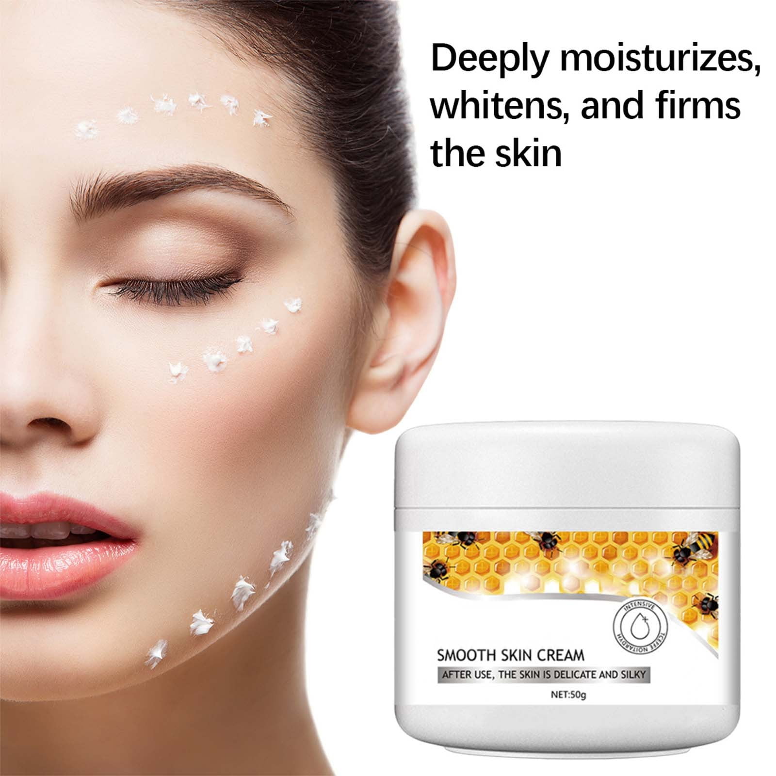 Hydrating Moisturizing Cream with Clearing and Glossy Effects for Soft ...