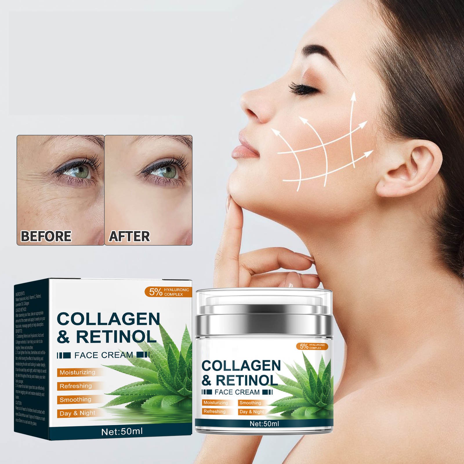 Hydrating Moisturizing Newest Release Collagen& Face ，Contains Collagen ...