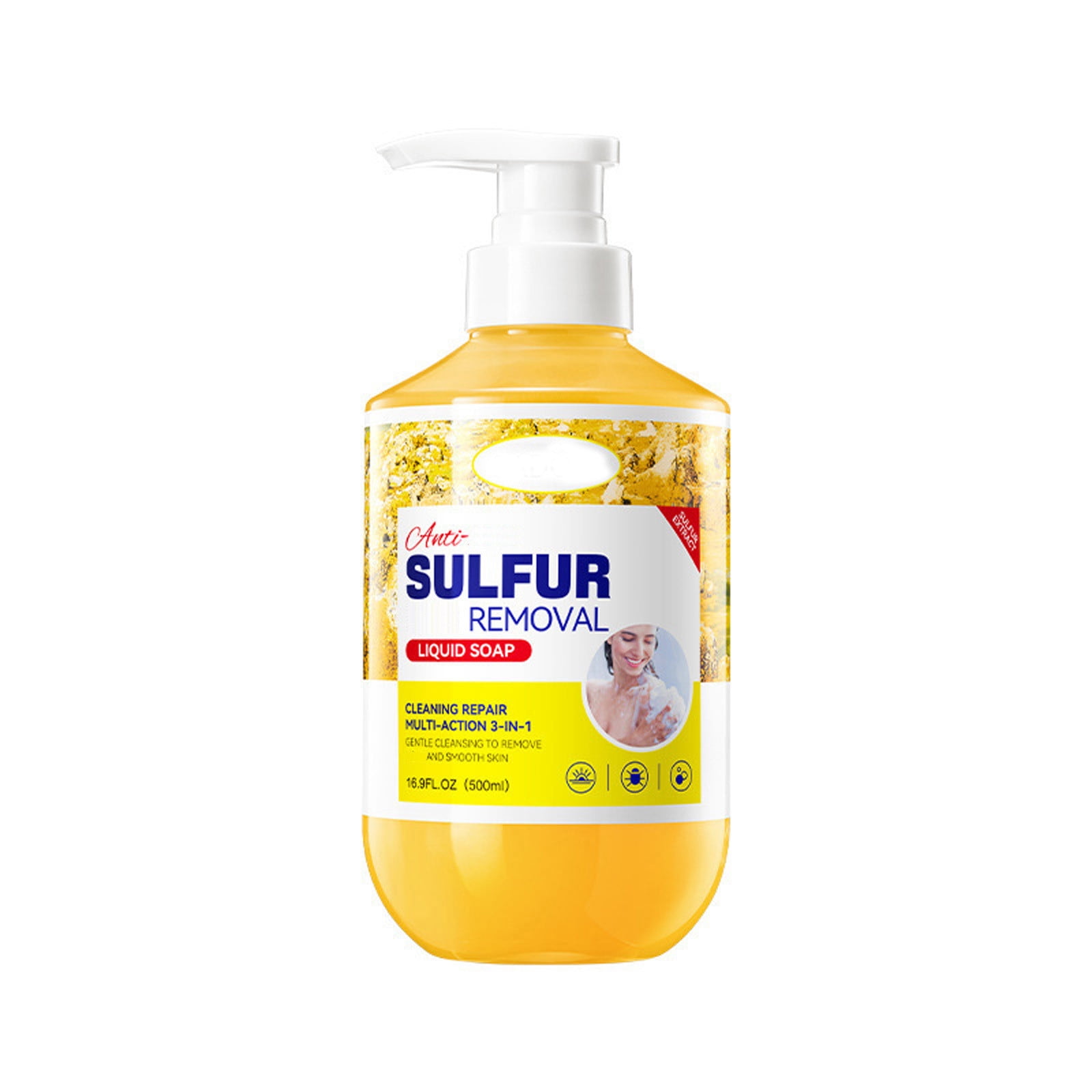 Hydrating and Moisturizing Sulfur Shower Gel 16 9 oz Deeply Cleanses ...