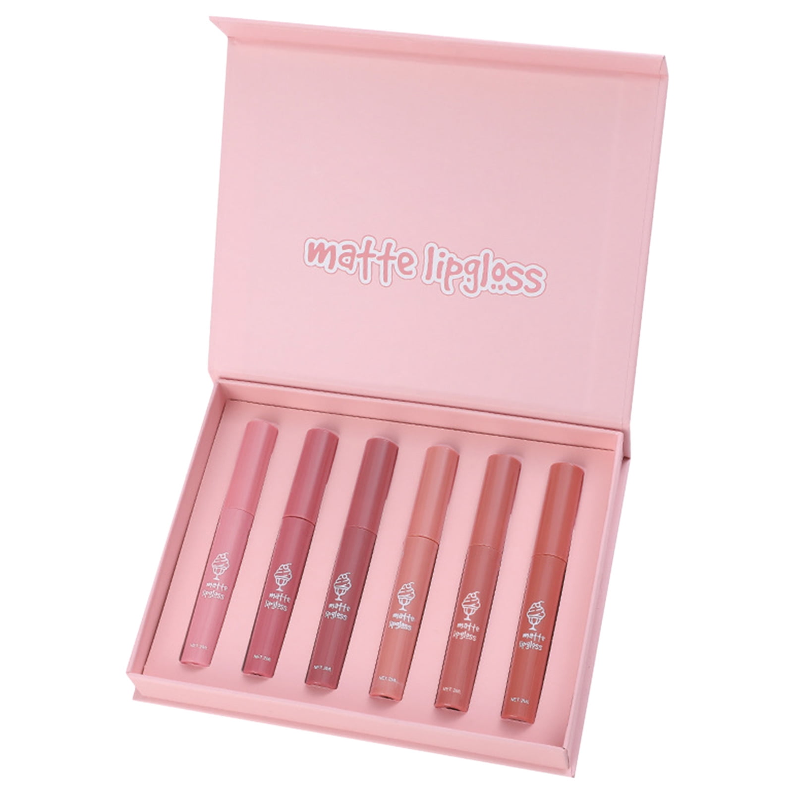 Hydrating Rich Buildable Lip Color Lip Glaze Lipstick 6 Sets Non Stick ...