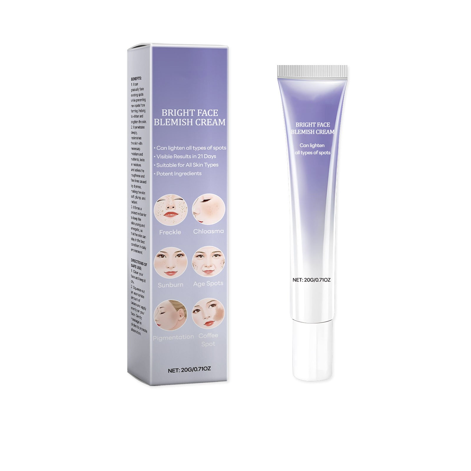 Hydrating Skincare Exfoliating Hypoallergenic Bright Face B Lemish C ...
