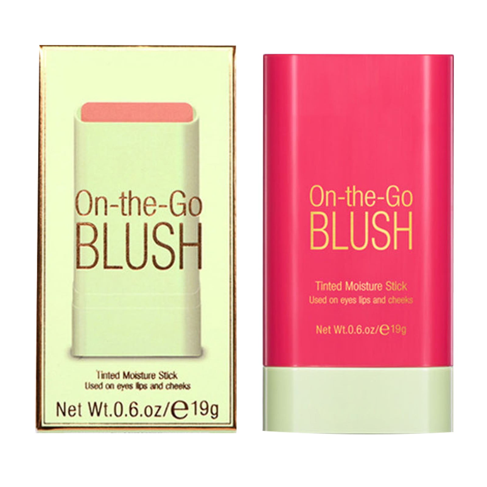 Hydrating Tinted Blush Stick Ruby Glow Moisture Rich Cheeks And Lips Application