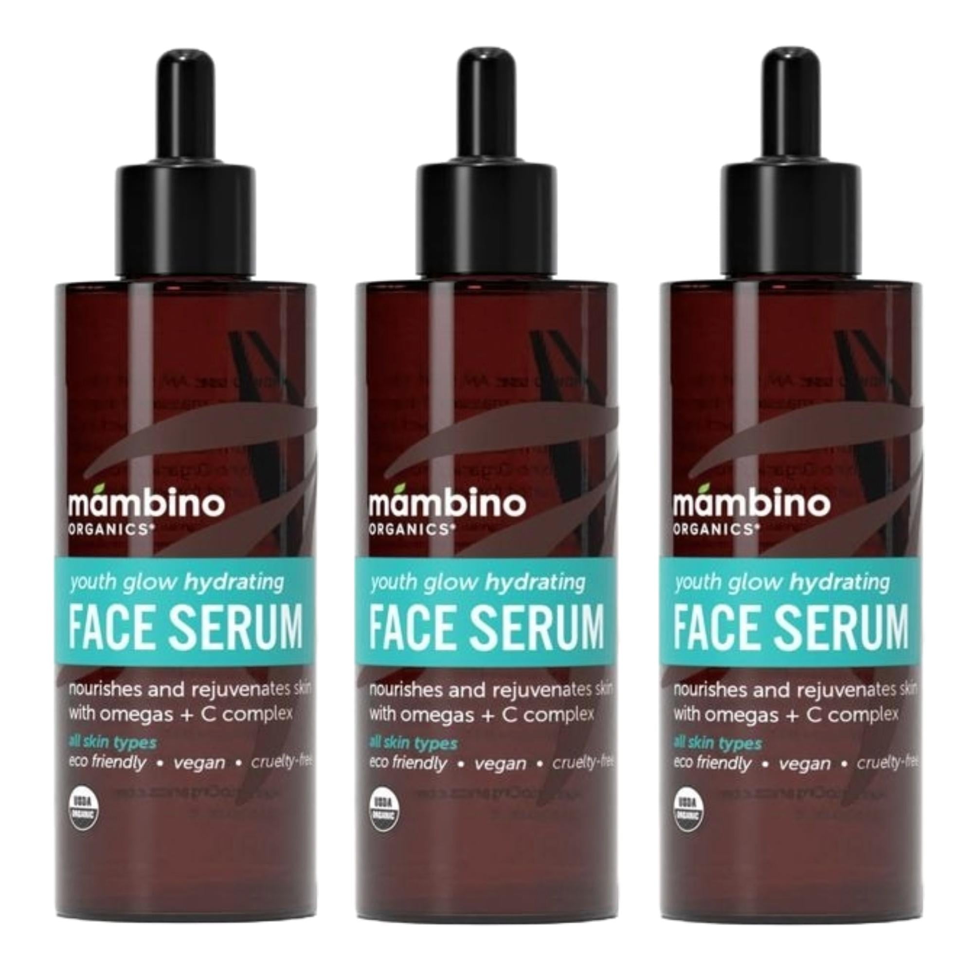 Hydrating Vitamin C Serum for Face – 3 Bottle Organic, Youth-Glow Serum ...